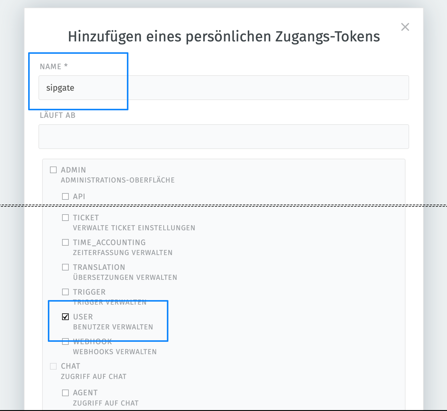 Zammad Integration – sipgate Hilfecenter