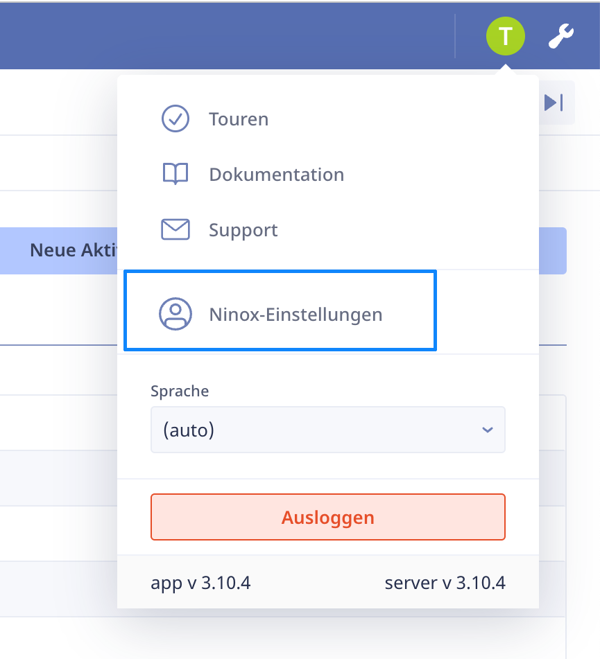 Ninox Integration – sipgate Hilfecenter